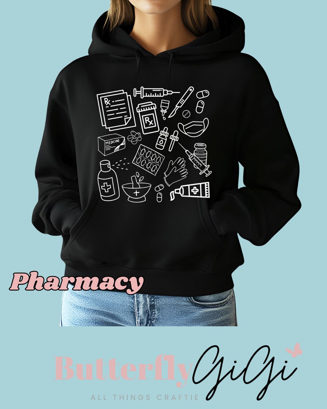Medical Sweatshirt/Hoodie – ButterflyGiGi