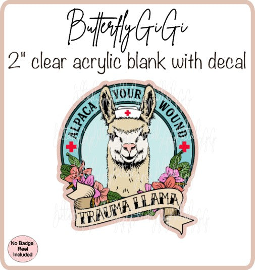 Alpaca Wound Trauma LLama – ButterflyGiGi