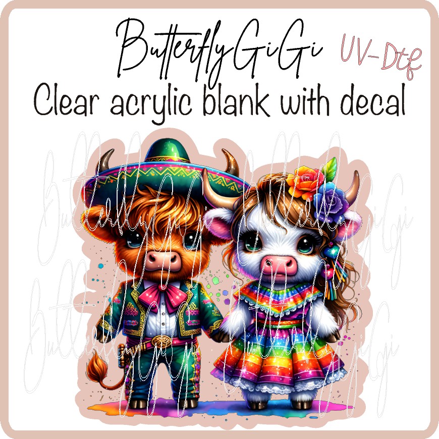 Mariachi Folk Cows UvDTF – ButterflyGiGi
