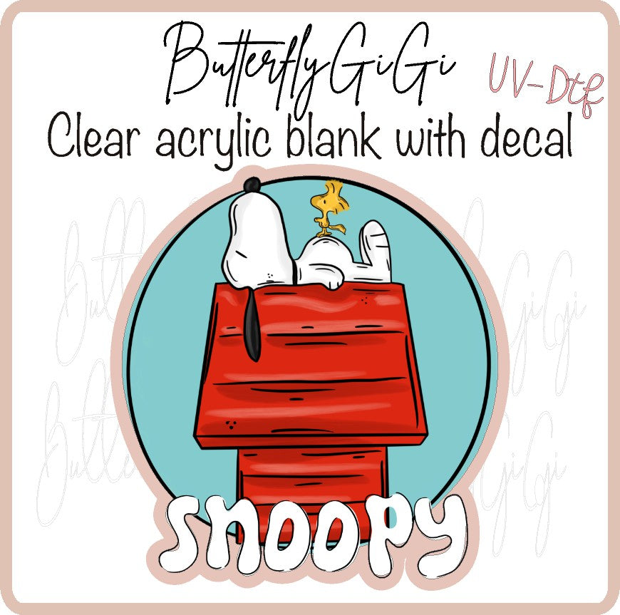 Snoopy UV DTF – ButterflyGiGi